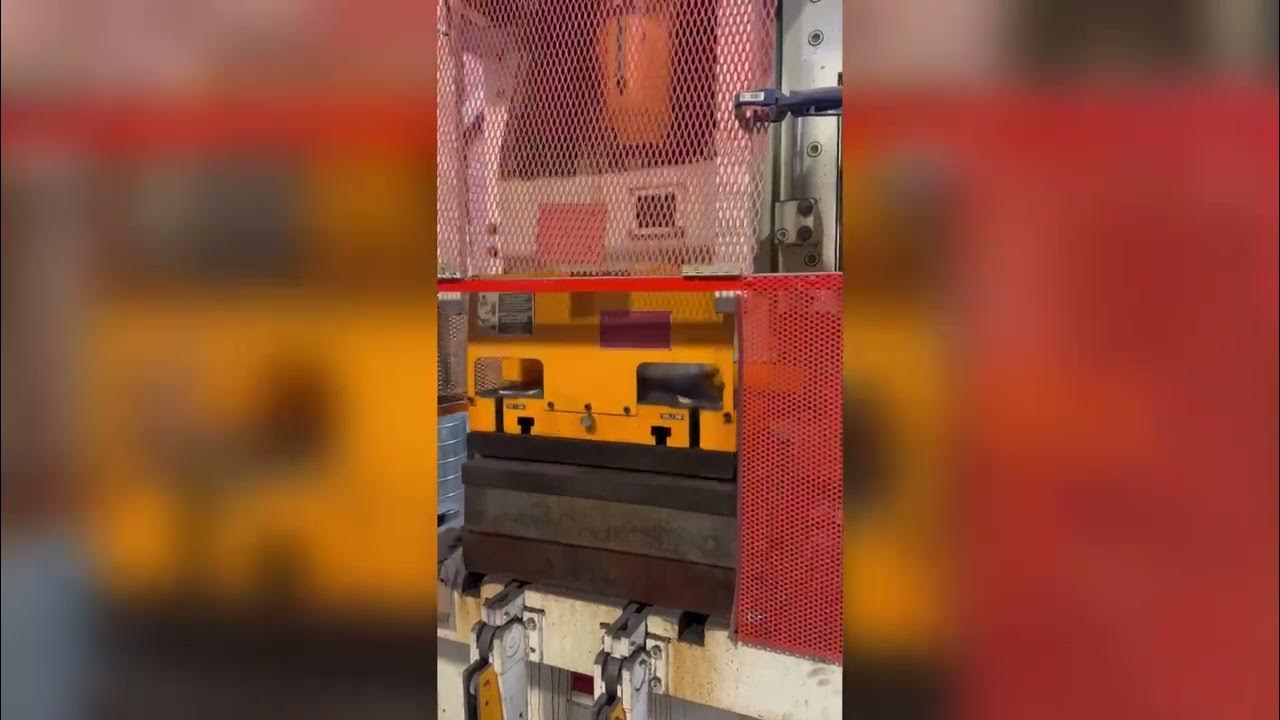 110 Ton AIDA NC1-110(2) Stamping Press, 1987 - YouTube