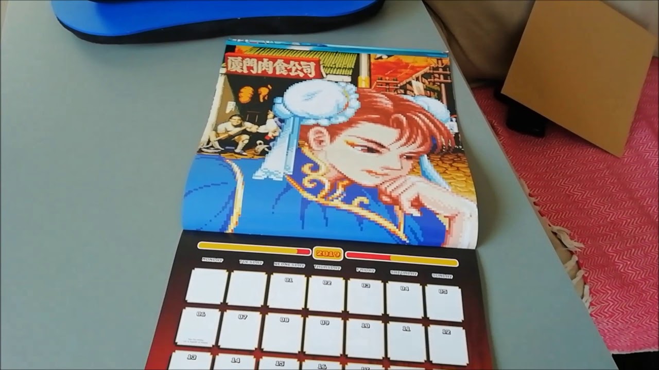 Street Fighter calendar 2019 - YouTube