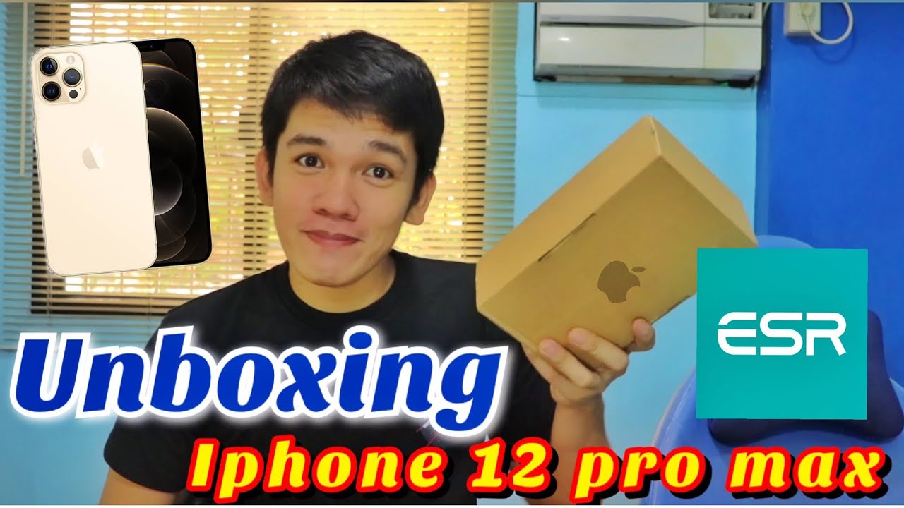 Iphone 12 Pro Max Gold Unboxing Esr Leather Case Youtube