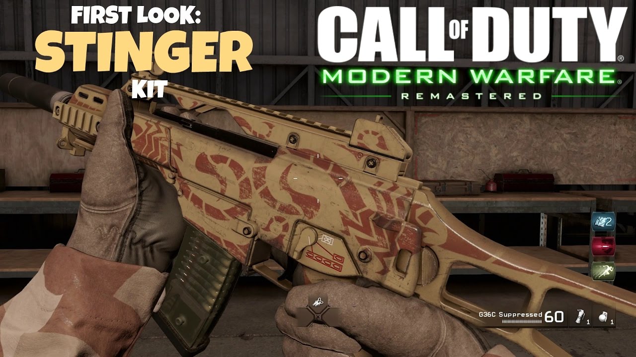 Stinger Kit First Look [Epic Assault Rifle Depot Kit] (CoD:MWR) - YouTube