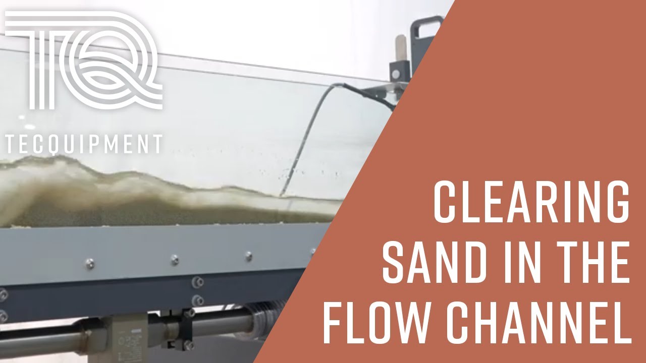 How to clear the sand out of the Flow and Sediment Transport Channel ...