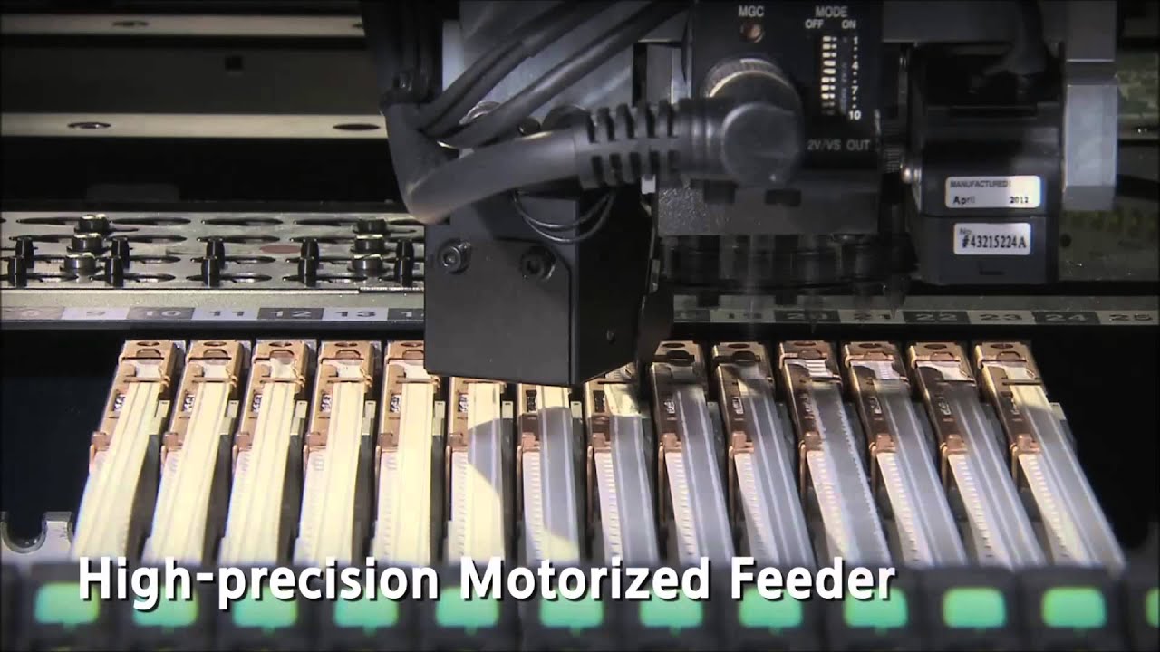SAMSUNG Chip Mounter Motorized Feeder Intro - YouTube
