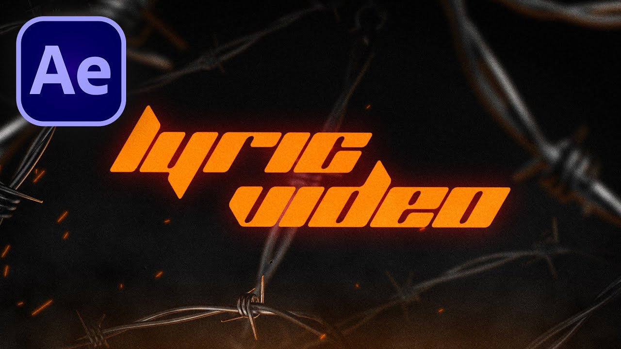 After Effects lyric video template — Chains | After Effects lyrics ...
