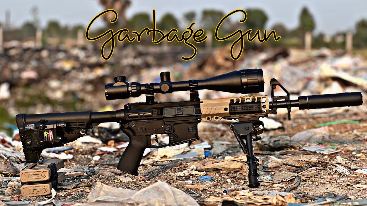 Cool Gel blaster garbage gun Popular in countryside - YouTube