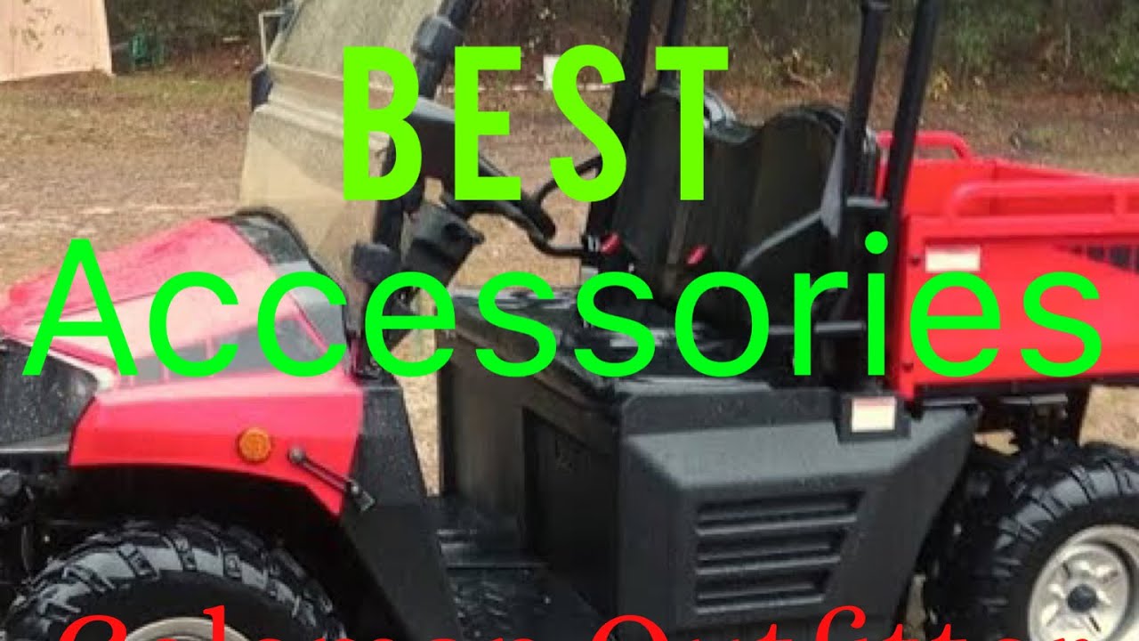 Must have Coleman Outfitter UT400 accessories added. off road lights ...