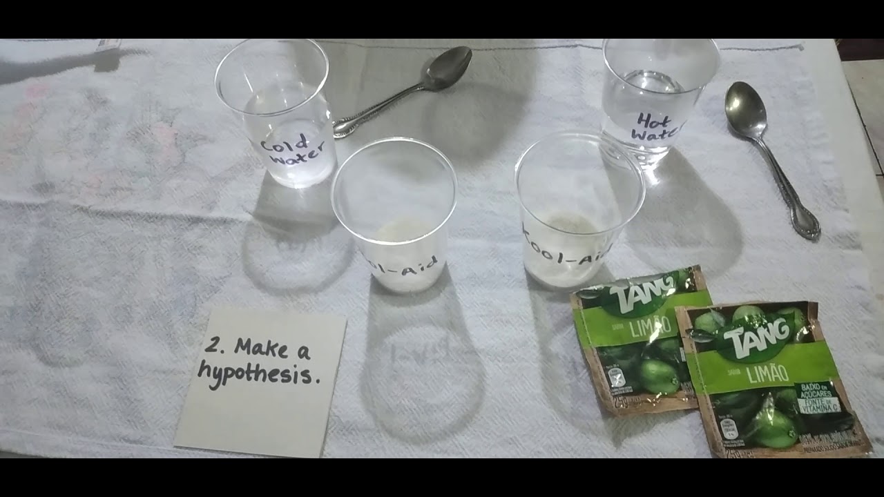 Dissolving Kool-Aid in Water - YouTube