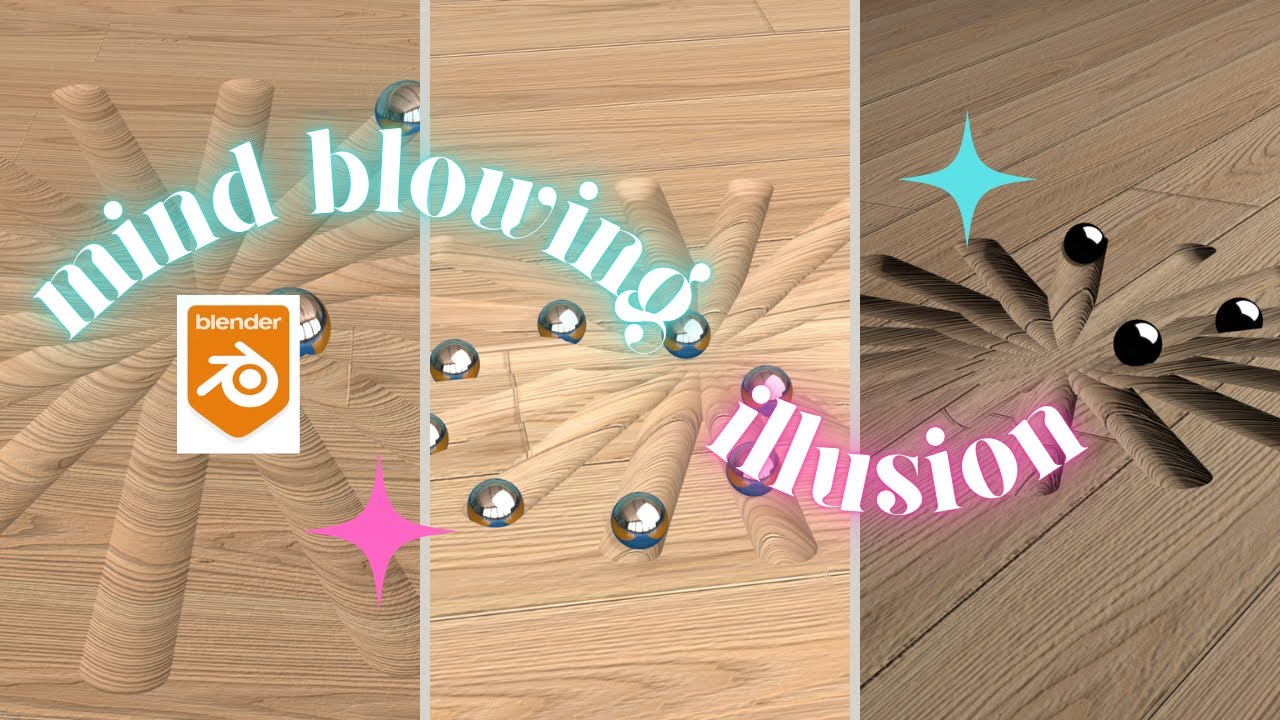 Blender Tutorial | Mind-blowing visual illusion created with Blender ...