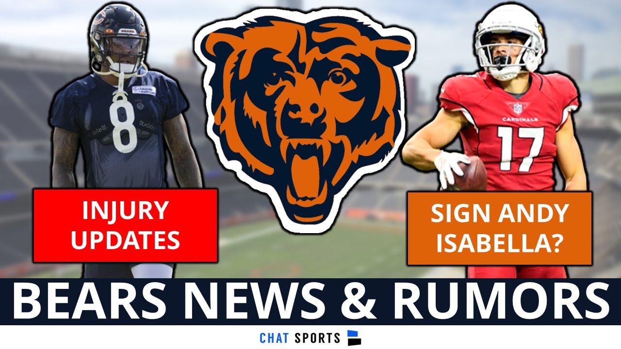 Chicago Bears Injury News On N’Keal Harry, Cody Whitehair & Jaylon ...