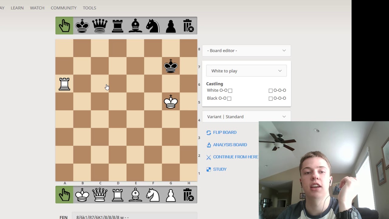How to Checkmate With a Rook - YouTube