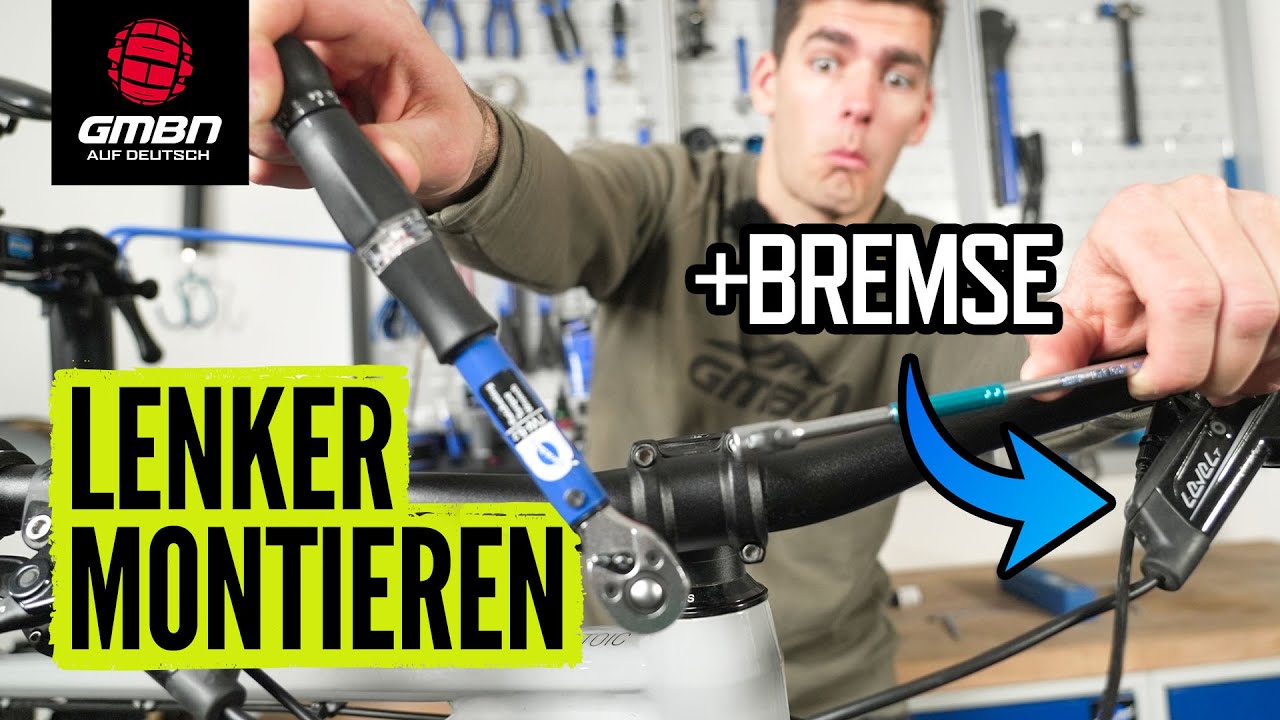 Wie man einen Fahrradlenker montiert (& Schalt- und Bremshebel ...