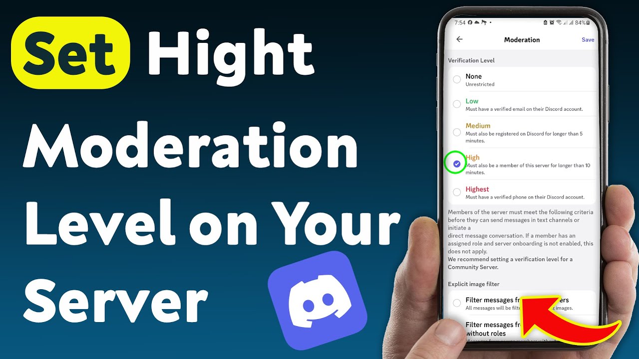 How to Set Hight Moderation Level on Your Discord Server (Updated ...