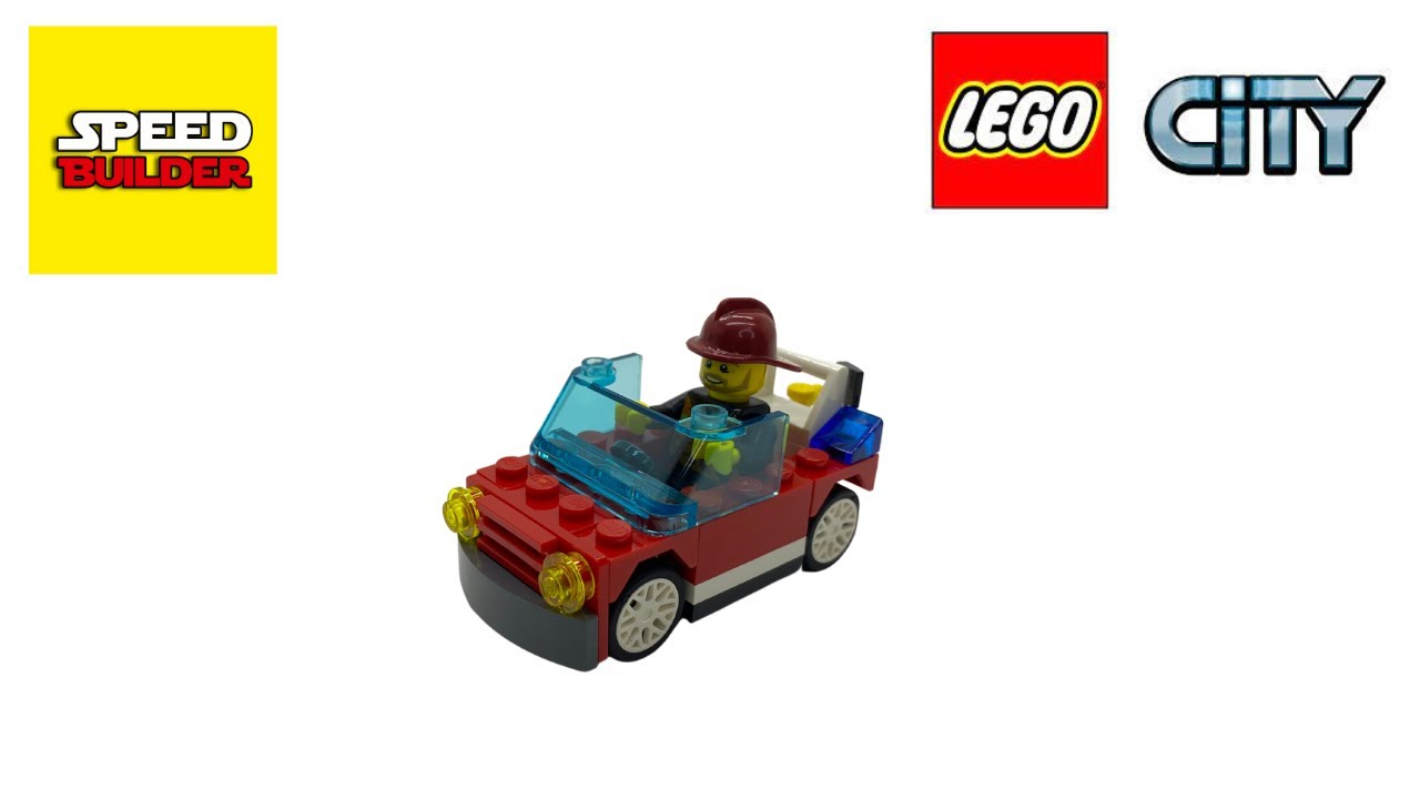 Lego city polybag Fire Car 30221 - YouTube