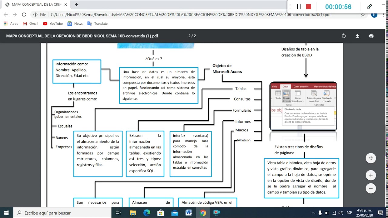 CREACIÓN BBDD EN MICROSOFT ACCESS - YouTube