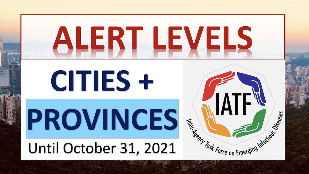 ALERT LEVELS of Cities and Provinces Outside NCR | IATF Resolution No ...