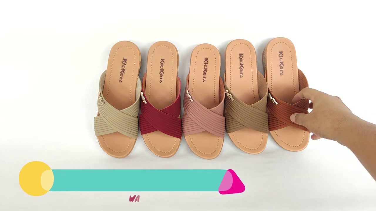 Sandal wanita sendal cewek murah terbaru - YouTube