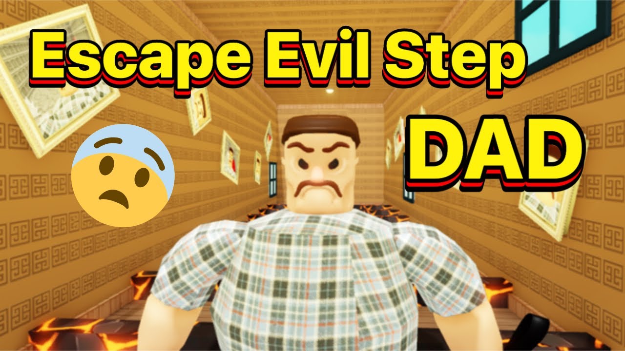 Can I Escape From Evil Step Dad Scary Roblox Obby Youtube
