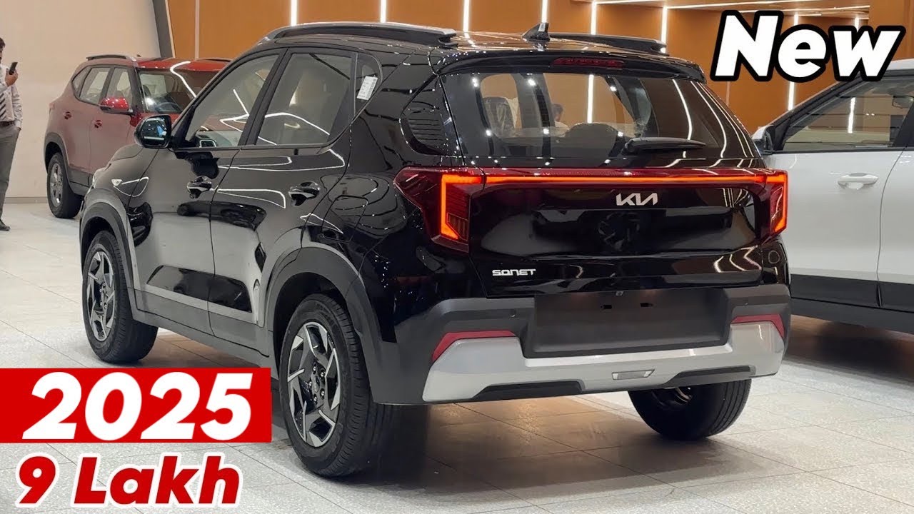 NEW 2025 KIA SONET Htk Plus Black Colour Updated New Model || KIA Sonet ...