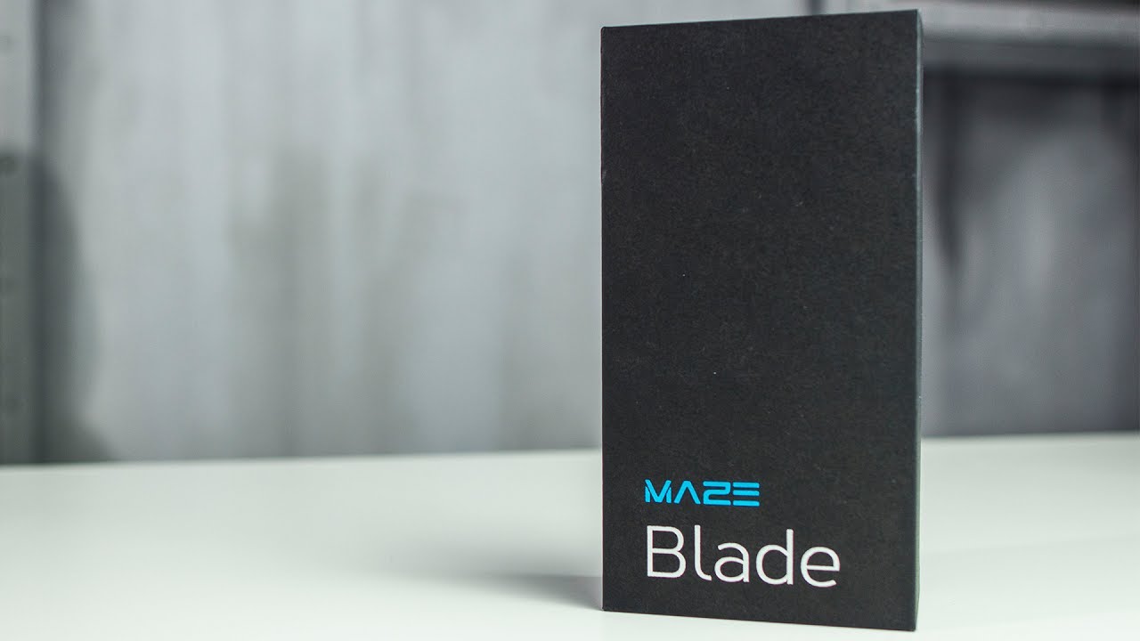 Распаковка MAZE Blade: зеркальный смартфон - YouTube