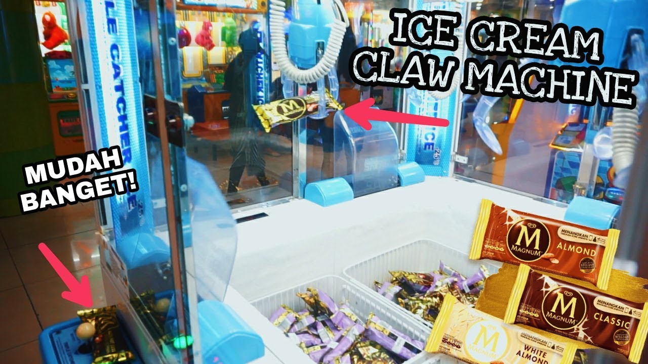 GAMPANG BANGET BORONG CAPIT ES KRIM TERNYATA!! (ICE CREAM CLAW MACHINE ...