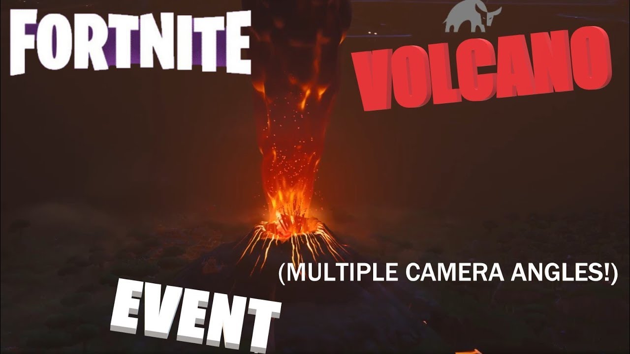 FORTNITE VOLCANO EVENT - YouTube