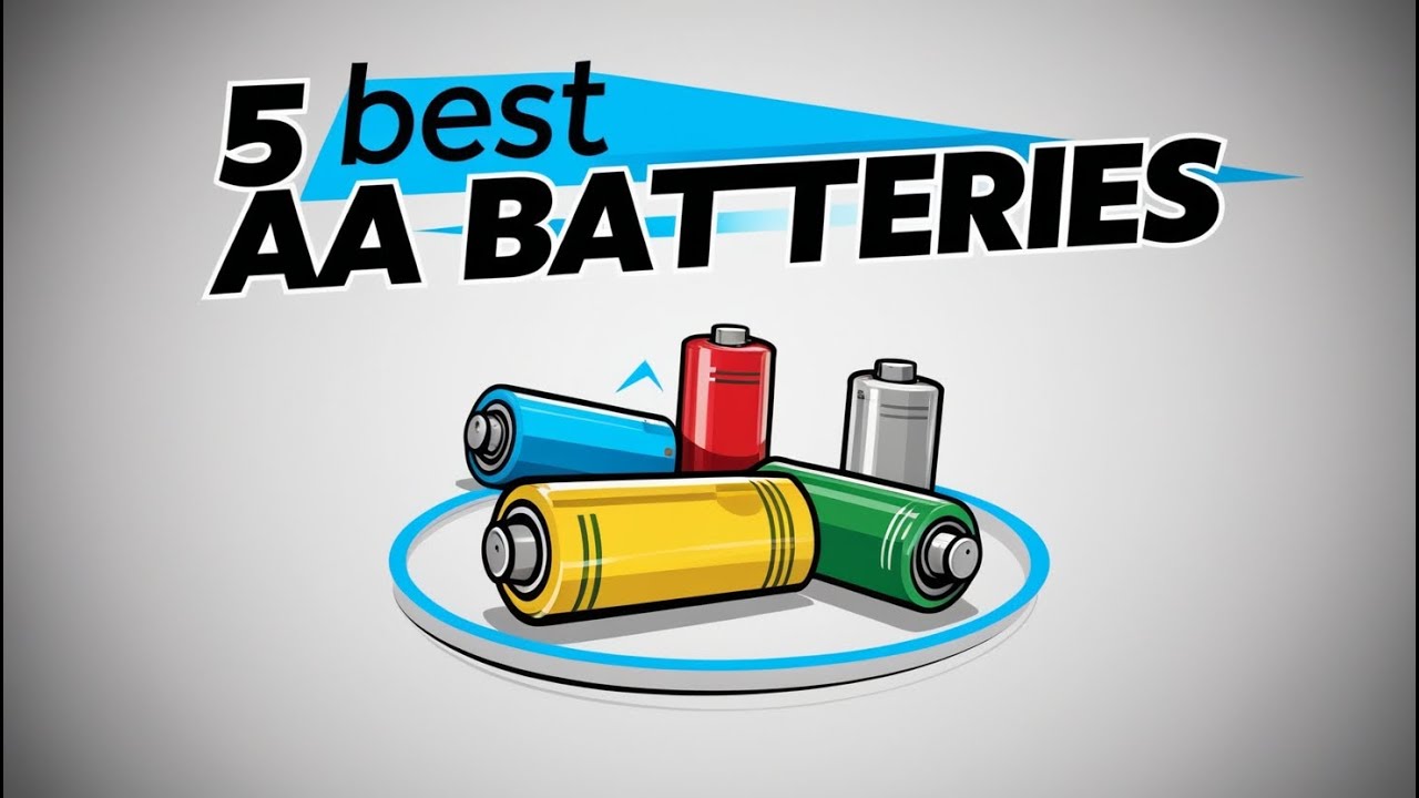 Top 5 Long-Lasting AA Batteries for Remote Controls & Gadget - YouTube