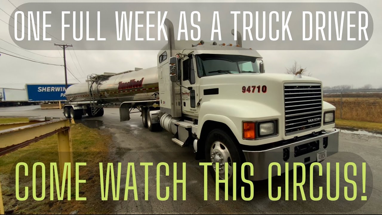A Week In The Life-On The Road-Of A Tanker Truck Driver! This Is As ...