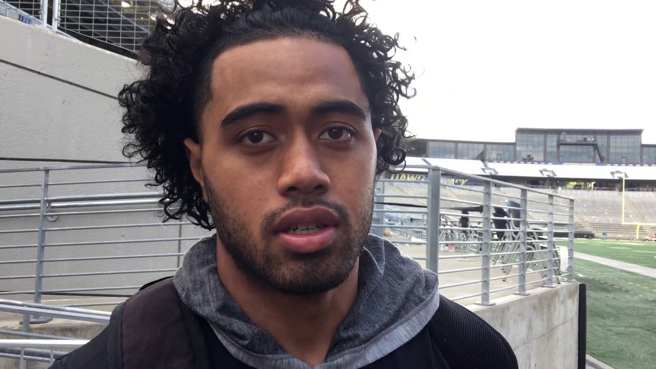 USC RB Vavae Malepeai after loss at Washington - YouTube