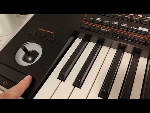 Korg Pa3x Pa4x Ribbon hassasiyet ayarlama ve kapatmak