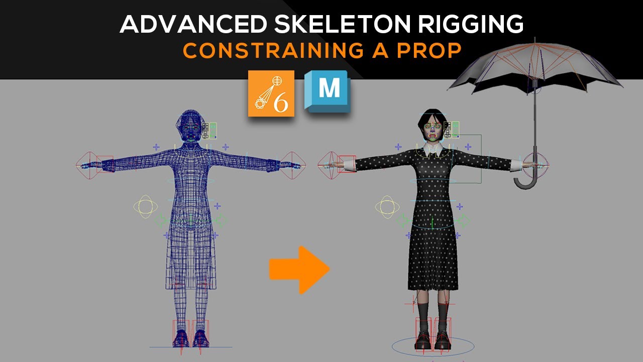 Advanced Skeleton Rigging: How to Constrain a Prop to Both Hands - YouTube
