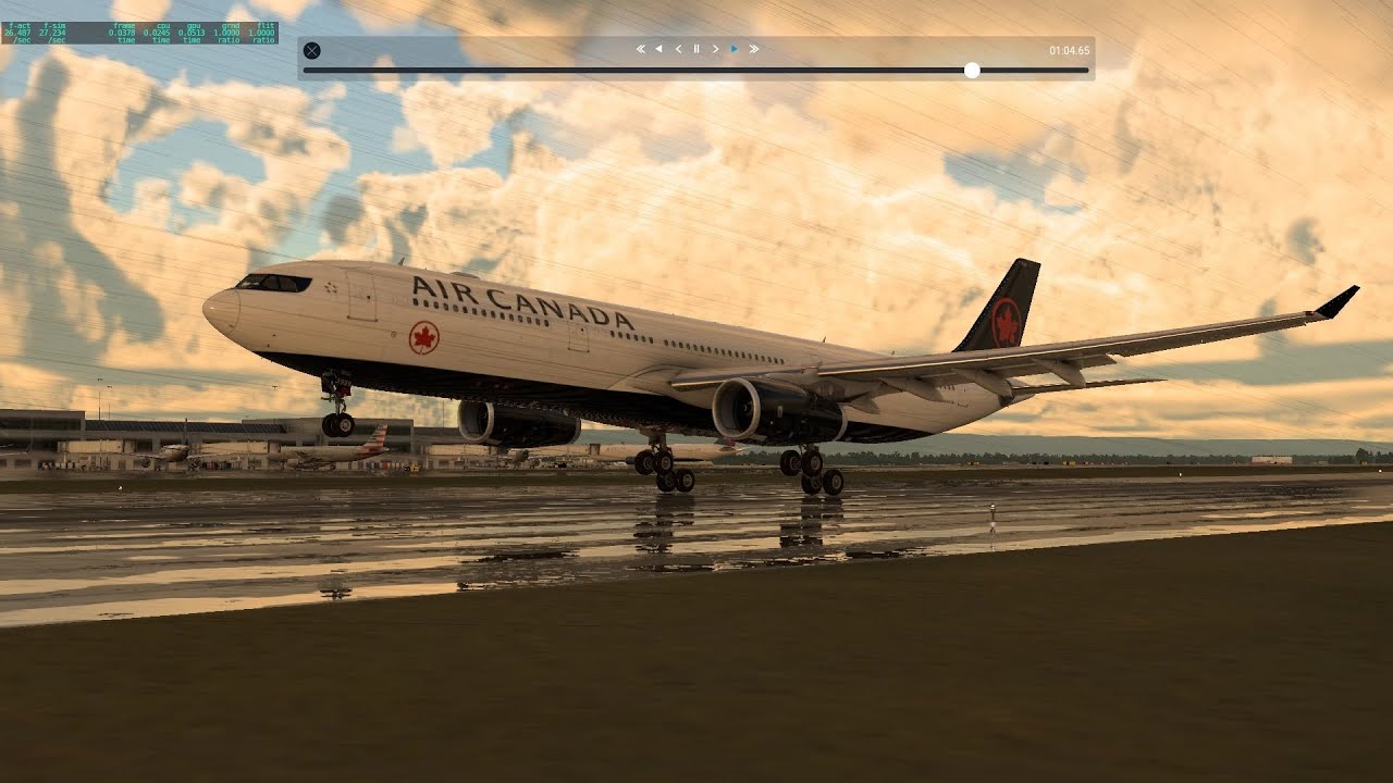 ABSOLUTELY BUTTER A330 LANDING IN X-PLANE 12 - YouTube