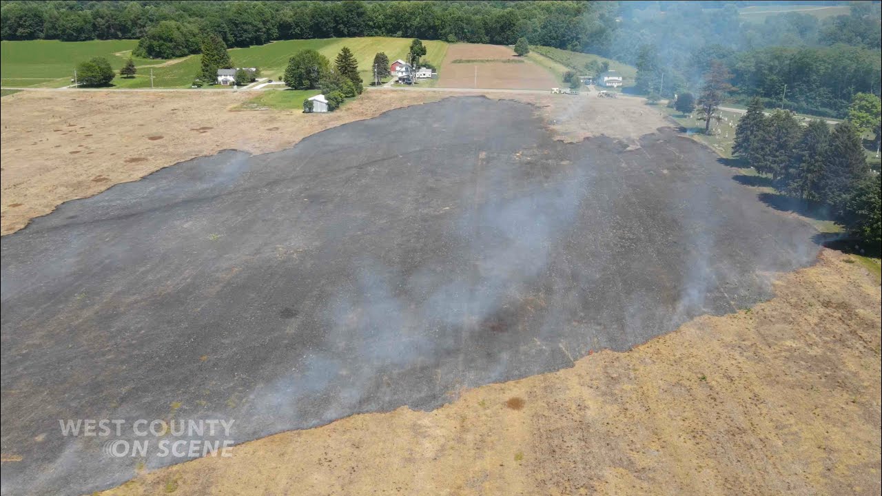 2021-6-17 East Springfield, PA - 10 Acre Field Fire Near Springfield ...