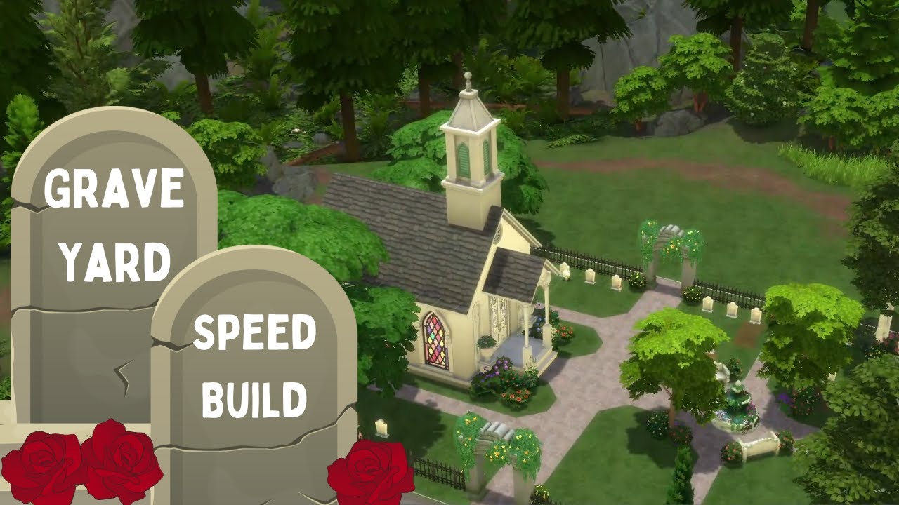 Graveyard Speed Build- The Sims 4 - YouTube