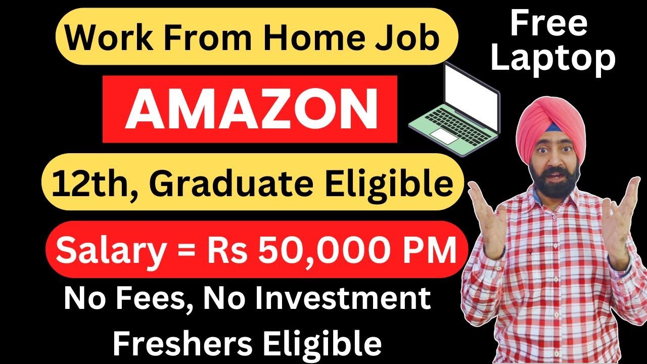 Best Work From Home Jobs | Amazon Hiring | Remote Jobs In Amazon ...