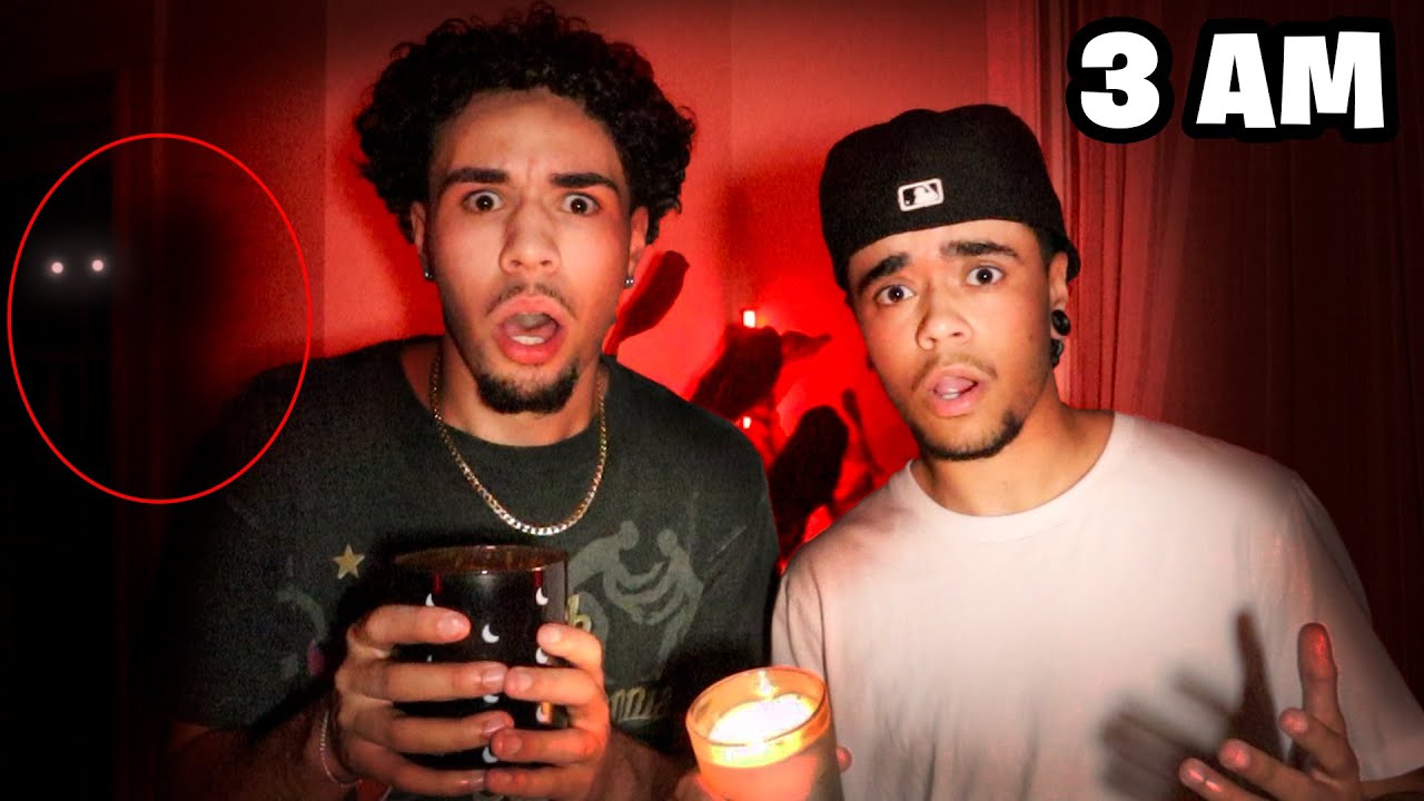 We Survived The Scariest 3 AM CHALLENGES! - YouTube