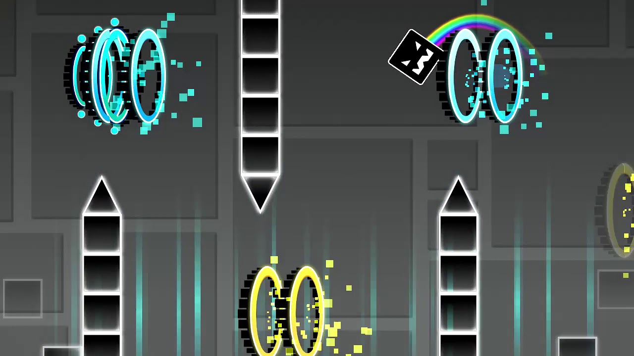 Geometry Dash (Easy Deamon) The Lightning Road (Timeless Real) - YouTube