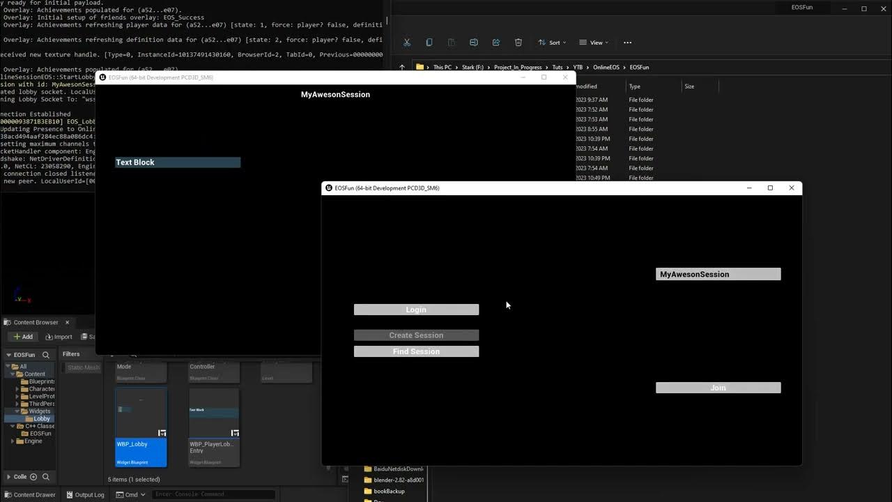Epic Online Service and Unreal Engine 5 14 Display the Player List - YouTube