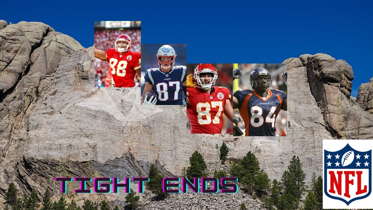 The All-Time NFL Mount Rushmore for Tight Ends - YouTube