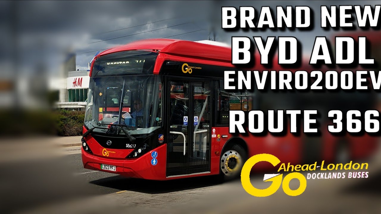 BRAND NEW | SEe203 LB23PCZ | Short Journey on Go Ahead London route 366 ...