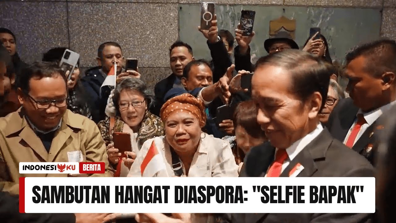Momen Jokowi Tiba Di Australia Disambut Hangat Sampai Minta Selfie ...