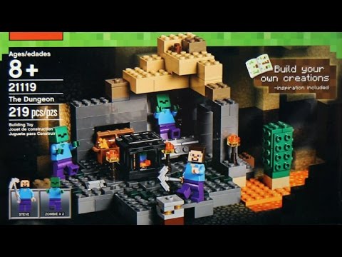 Lego 21119 MineCraft The Dungeon Review - YouTube