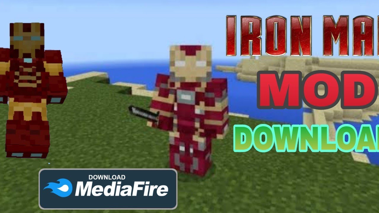 Ironman mod in Minecraft|| nanotech suit|| link in description #ironman ...