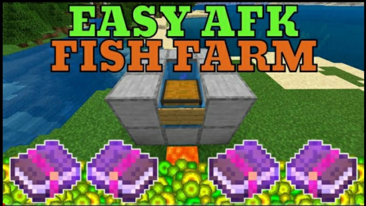 Easy Infinite Enchanted Book Farm | automatic fish farm minecraft ...