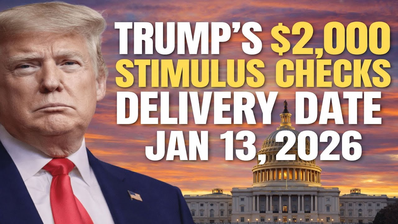 TRUMP’S $2,000 STIMULUS CHECKS NEW UPDATE | CHECKS SENT ON THIS DAY ...