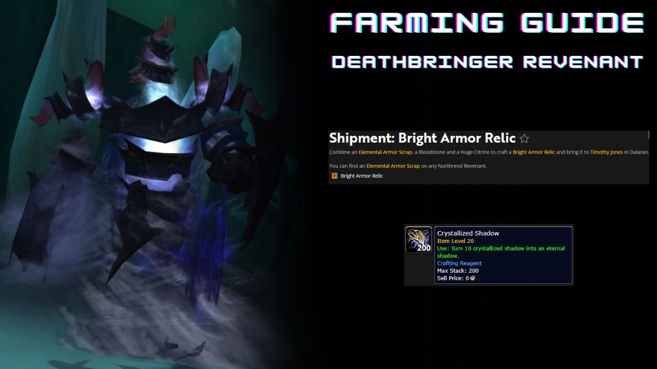 WoW Free to Play Guide | Bright Armor Relic and Crystallized Shadow ...