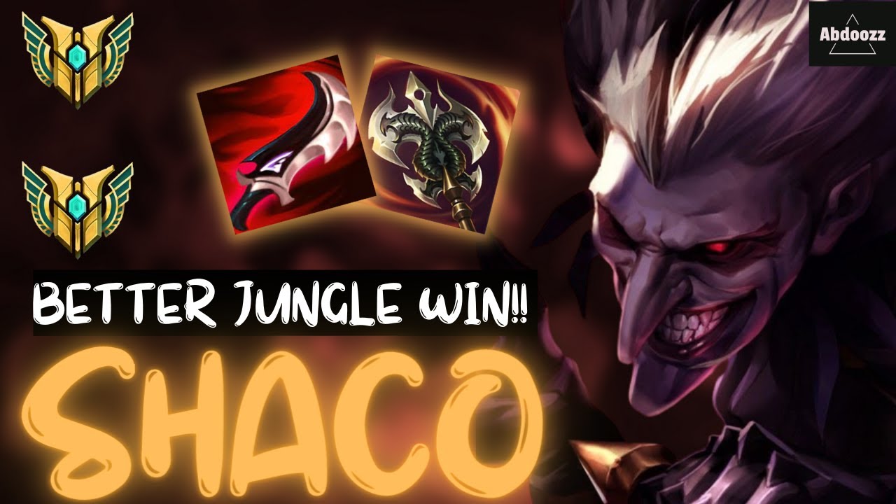 SHACO JUNGLE - اتفرج ع الابداع ف الجانجل - LEAGUE OF LEEGNDS - شاكو ...