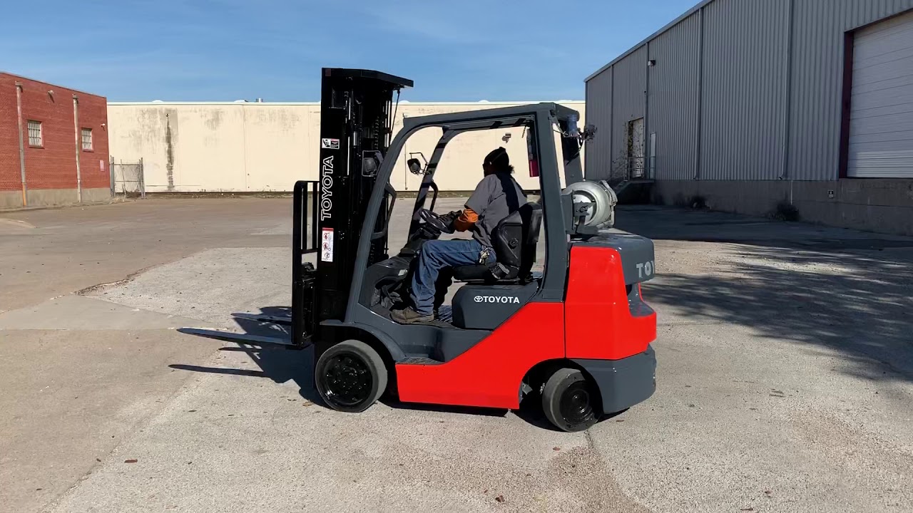 2014 Toyota 8FGCU30 Forklift - YouTube