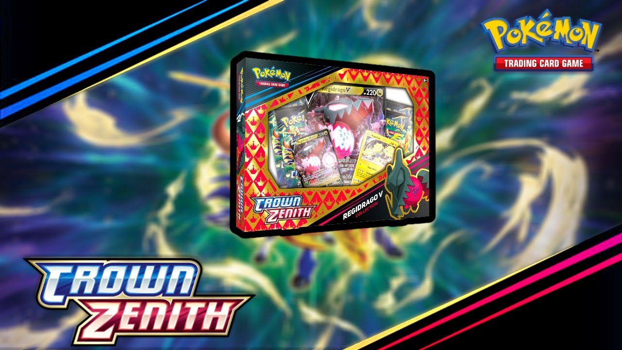 Regidrago Vmax Collection Crown Zenith - Pokemon Trading card ...