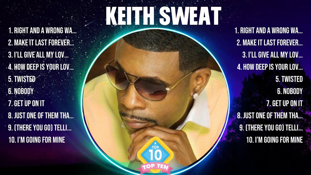 Keith Sweat The Best Music Of All Time ️ Full Album ️ Top 10 Hits ...