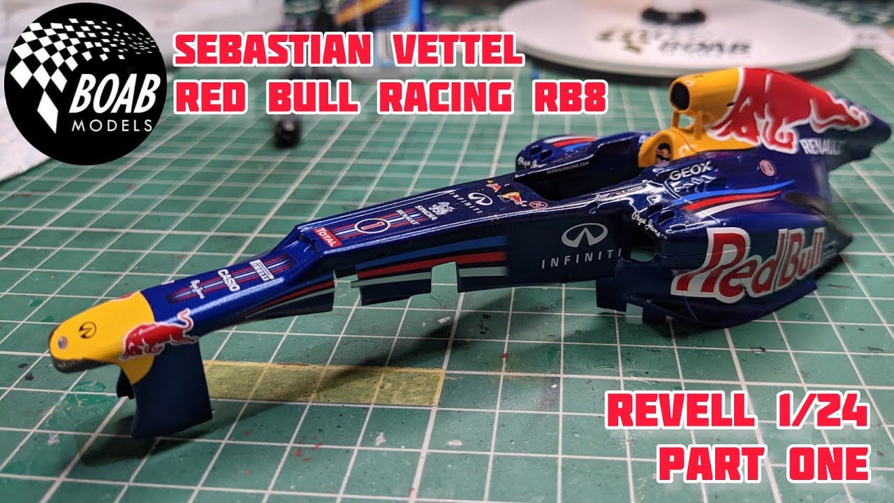 Red Bull Racing RB8 - part 1 - Revell 1/24 - Sebastian Vettel - YouTube