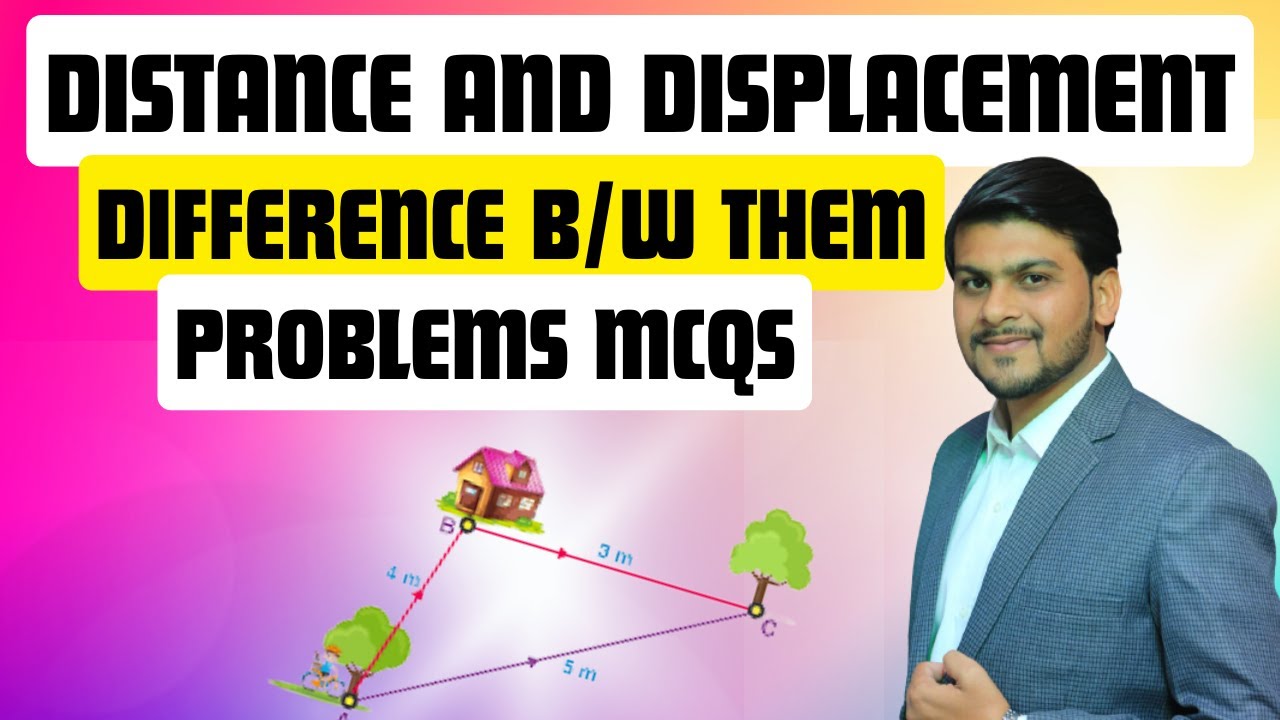 Distance And Displacement Difference Between Them Problems MCQs distance-and-displacement-difference-between-them-problems-mcqs